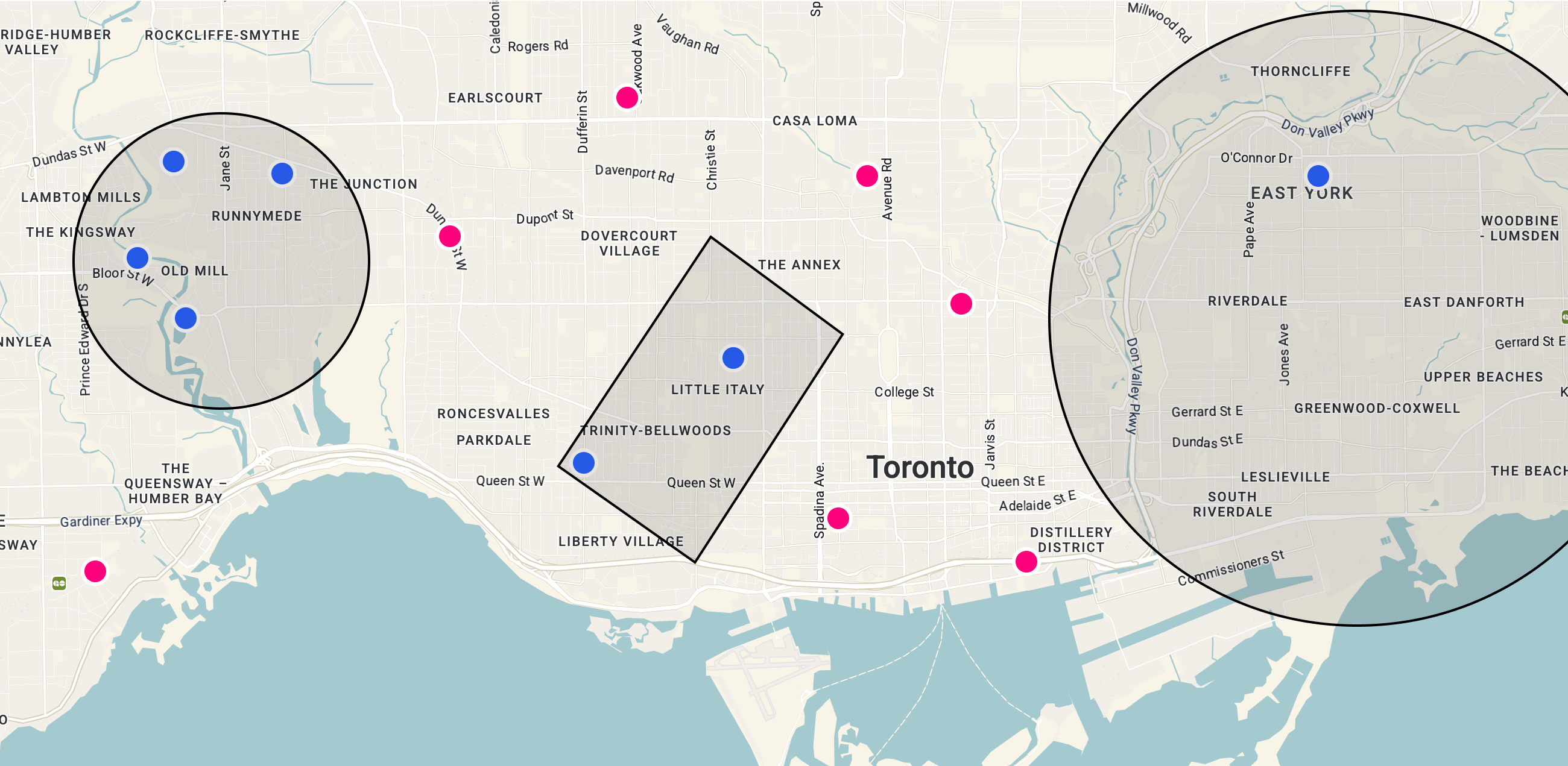 Create Custom Radius Maps and Draw Circles | Atlist